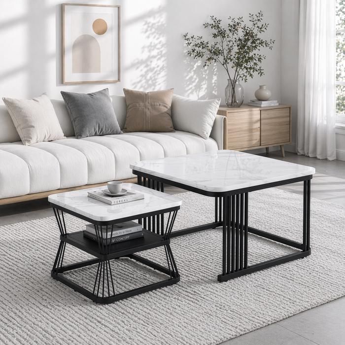 Table Basse Design Blanc 2