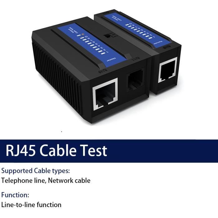 Testeur de câble RJ45 - Détecteur de fil Laser, testeur de Fiber ...