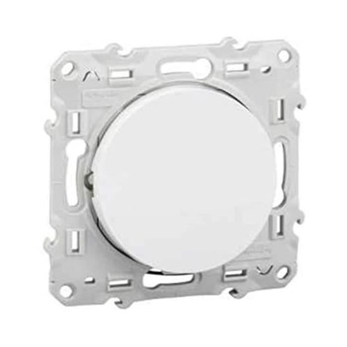 Odace, Interrupteur ou Va et Vient Lumineux 230 V Blanc - S520263[910 ...