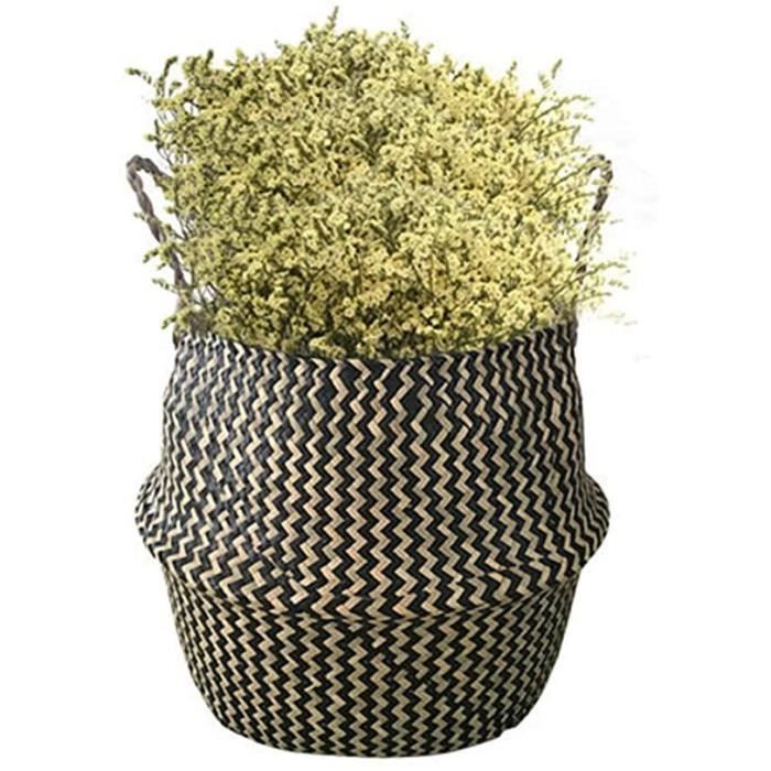 Cache Pot Osier Panier De Rangement en Osier Grand Pot Grande Plante ...