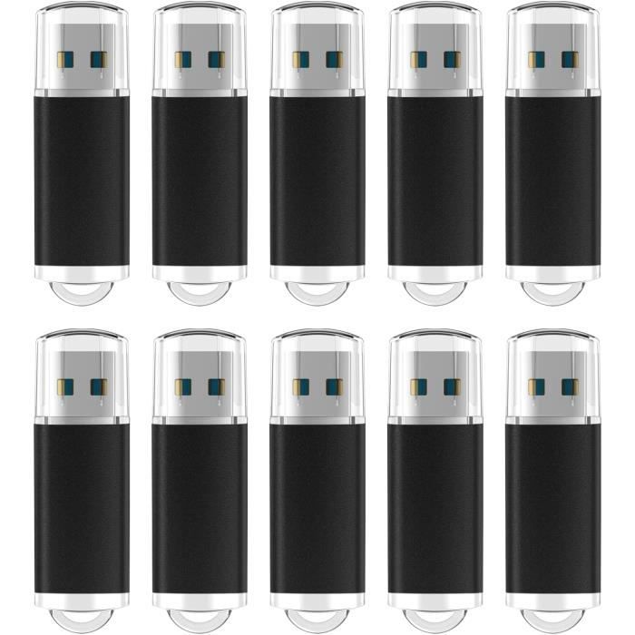 LIWI-Clé USB 2Go, Lot de 10 Clés USB 2.0 Clef USB 2 Go Pas Cher USB ...