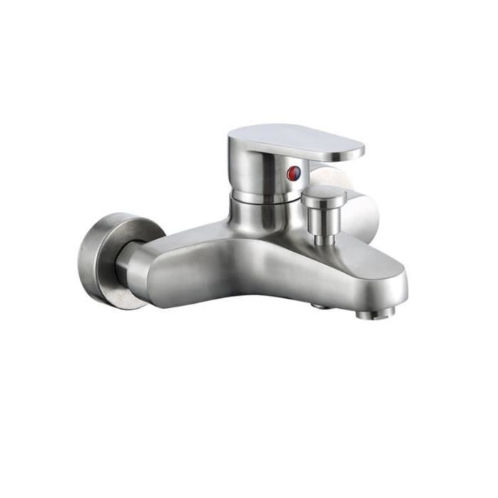 Robinetterie cuisine,Robinet de baignoire en acier inoxydable 304 ...