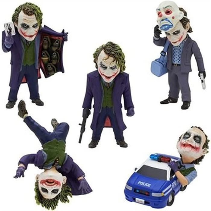 Figurine 5pcs Set The Dark Knight Joker Figure PVC Modle de collection ...