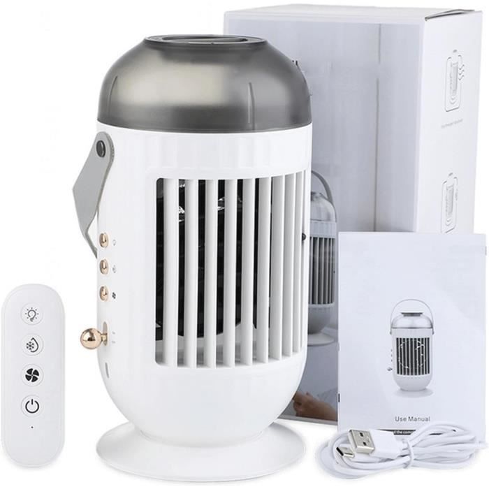 Climatiseur Portable - 3 Vitesses Climatiseur Mobile Silencieux ...