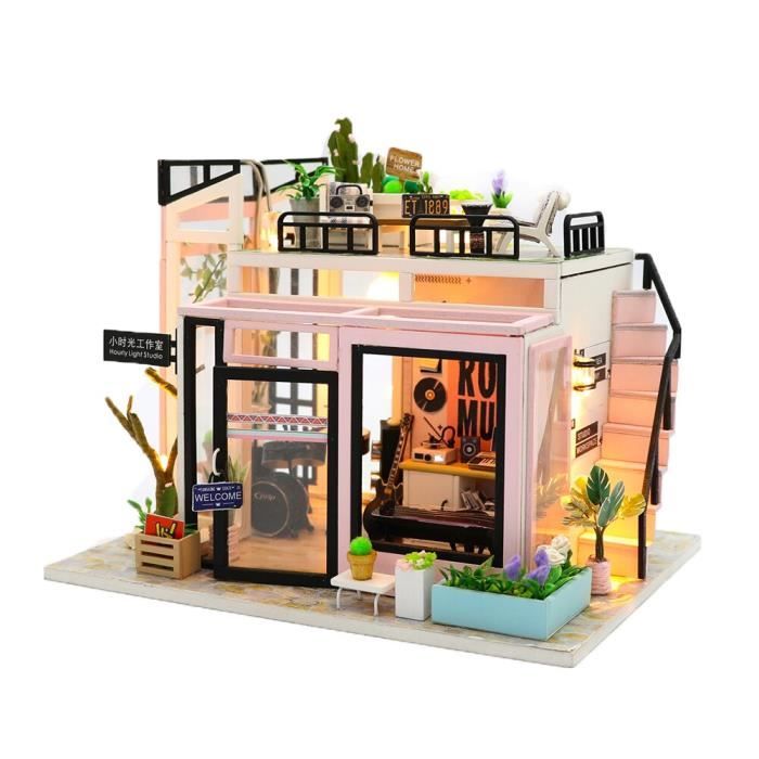 CRAZE Yard Dollhouse Big Music Studio DIY Dollhouse Kit Kits de ...
