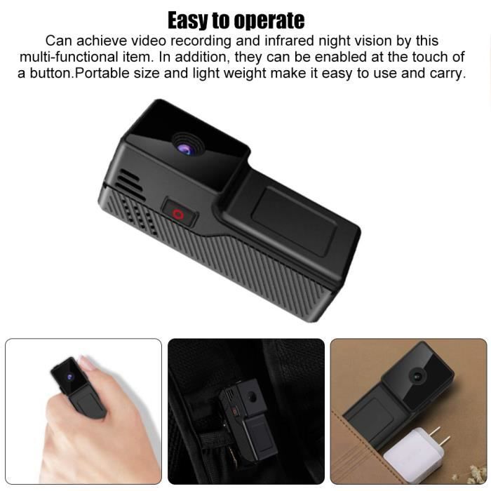 Mini Caméra Mini Caméscopes Numériques Sans Fil 1080P, Détection De ...