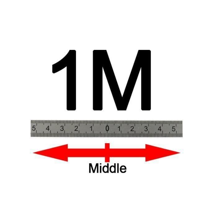 Goodman-1M-Middle - Ruban à mesurer auto adhésif en acier inoxydable ...