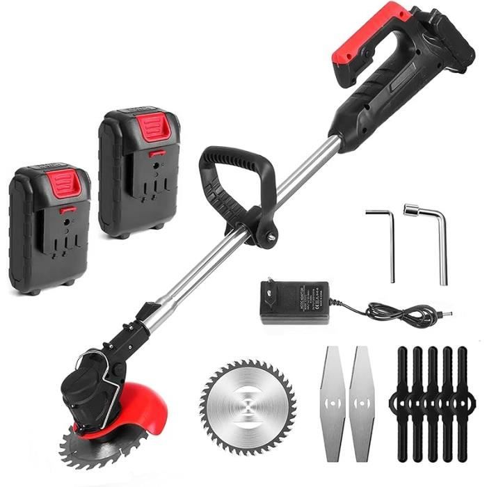 Coupe-Herbe 42 V Dbroussailleuse lectrique 2-en-1 pour Coupe-Bordure dbroussailleuse sans Fil ...