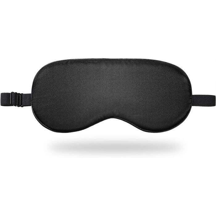 Masque de Yeux pour Sommeil Bandeau de Yeux de Nuit en Soie Couverture ...