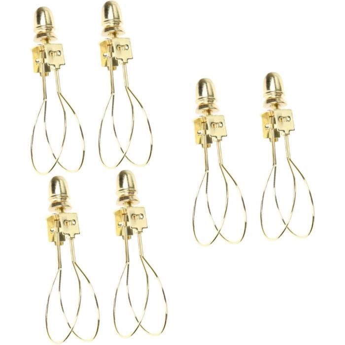 6 Pièces Clip Ampoule Abat-Jour Rond Abat-Jour Pour Lampes De Table ...