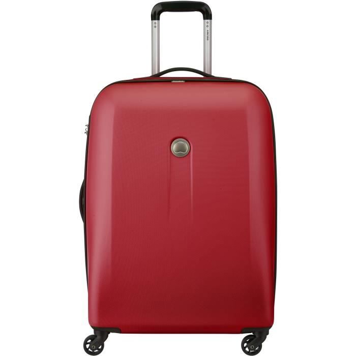 DELSEY - AIRSHIP Valise Trolley 66 Cm 4 Roues Rouge