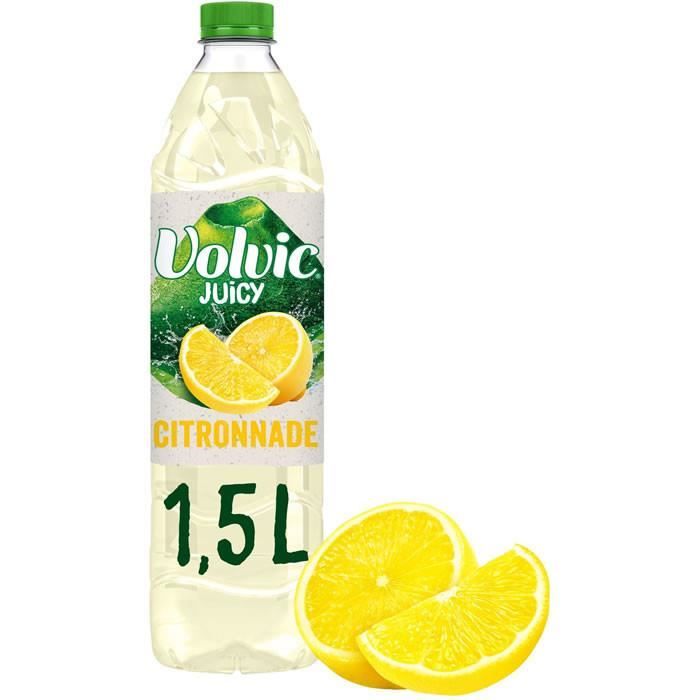 LOT DE 8 - VOLVIC : Juicy Citronnade Eau minérale naturelle aromatisée ...