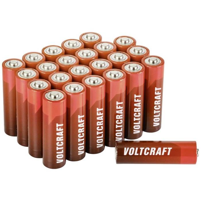 Pile LR6 (AA) VOLTCRAFT Industrial LR6 alcaline(s) 3000 mAh 1.5 V 24 pc ...