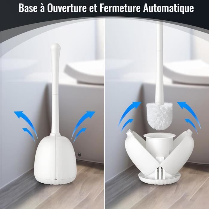 Brosse Wc, Brosse Toilettes Wc 40,5Cm Avec Manche Long, Balai Toilette ...