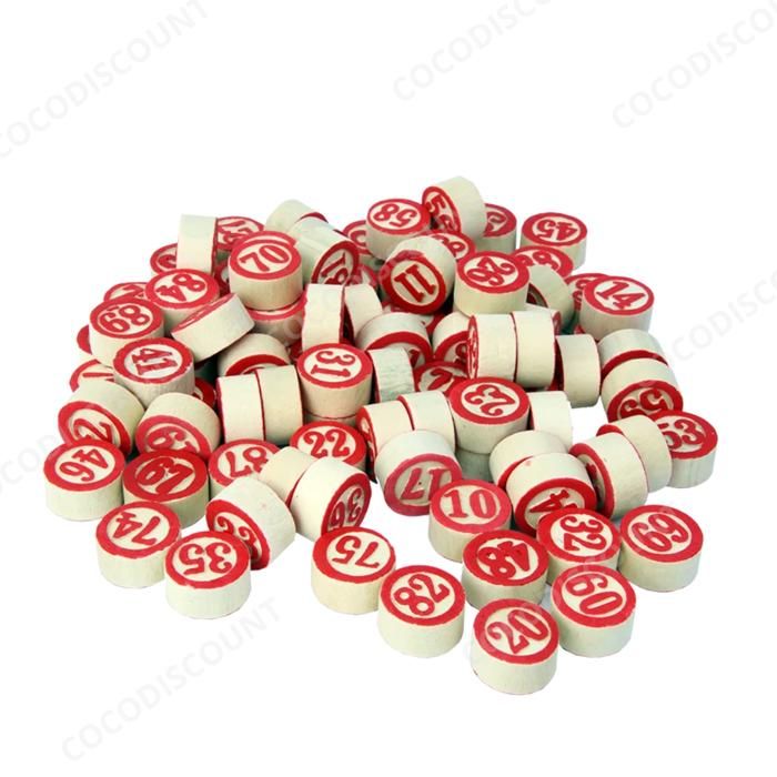 Cobye- Jeu de Bingo en Bois 48 Cartes – Jeu de Loto Familial Classique ...