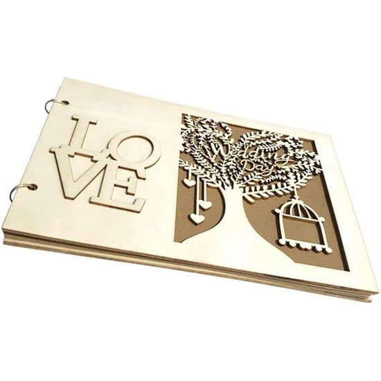 Livre d'or de Mariage Cahiers de Message de Signature Album de ...