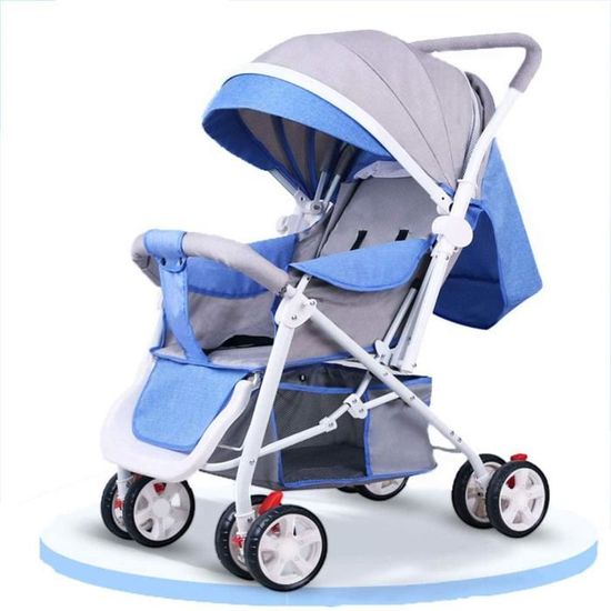 Poussette Pliante Confortable de 0 à 25 kg été Hiver,Ultra compacte,4 ...