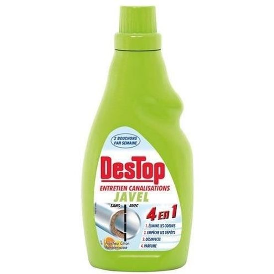 DESTOP Entretien canalisation javel - 750 ml - Cdiscount Maison