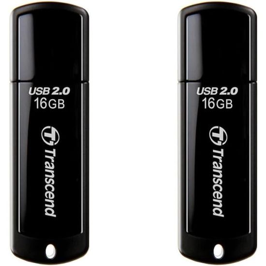 Clé USB 2.0 16 Go JetFlash 350 Noir TS16GJF350 (Lot de[S583 ...