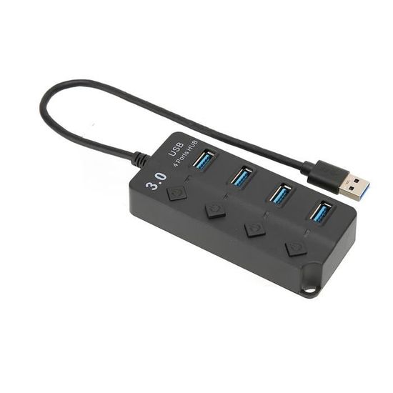 FRA- HUB USB 3.0 HUB 4 Ports Maximum 5 Gbps Transmission Stable Plug ...