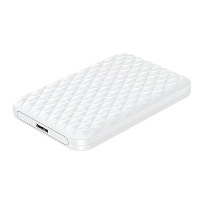 Cas de SSD blanc - boîtier de 2.5 pouces SATA vers USB 3.0 SSD ...