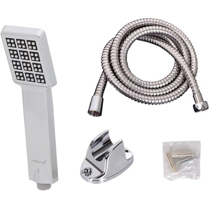 Cornetta Pommeau De Douche Petit Carré, Téléphone De Douche Universel 1 ...