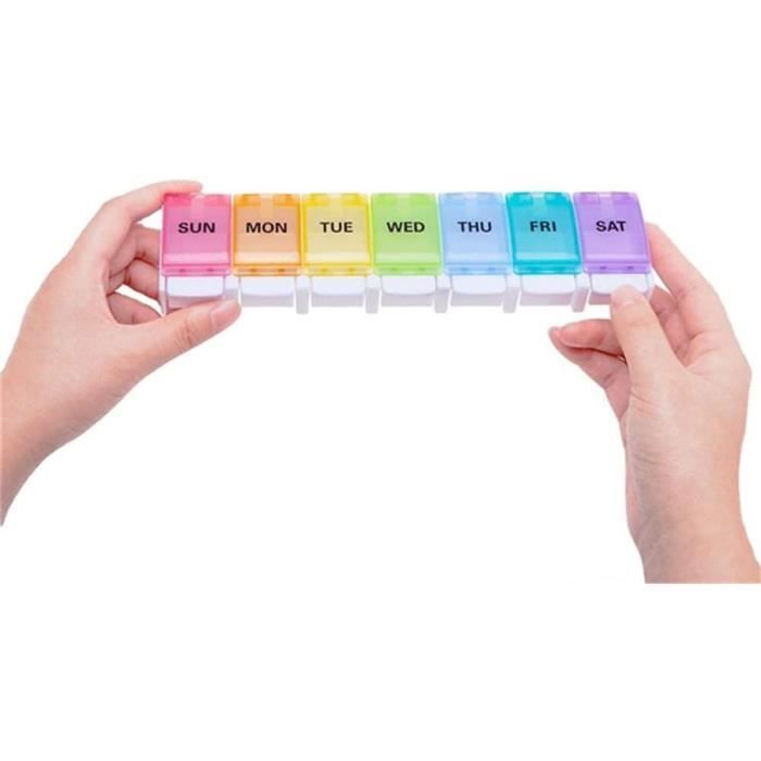 Pilulier Semainier Français Pilulier 7 Jours Pilulier Pillbox ...