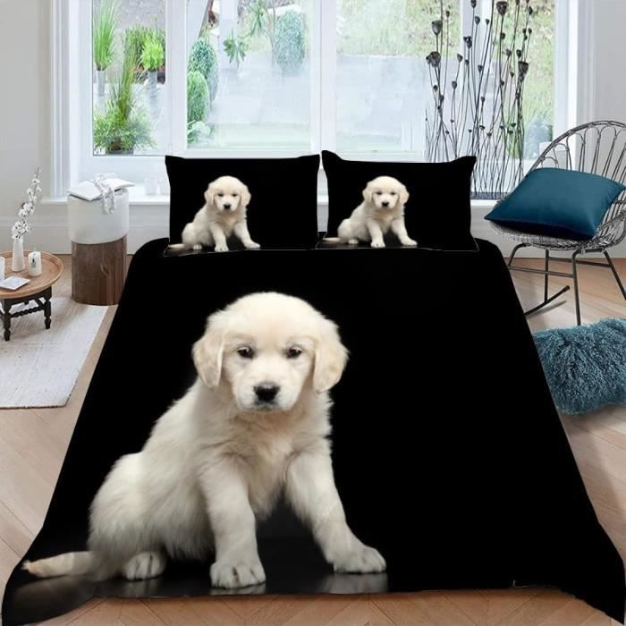 Labrador Retriever Housse De Couette 140X200 Enfant Fille Garçon Chien ...
