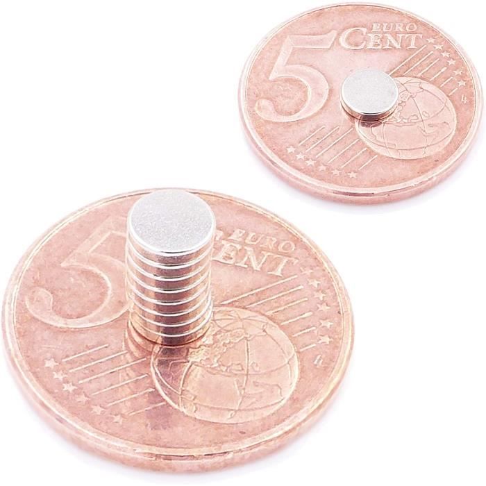 25 Mini Aimants Disques 5x1 mm | N52 Niveau Le Plus Forte - Aimants en ...