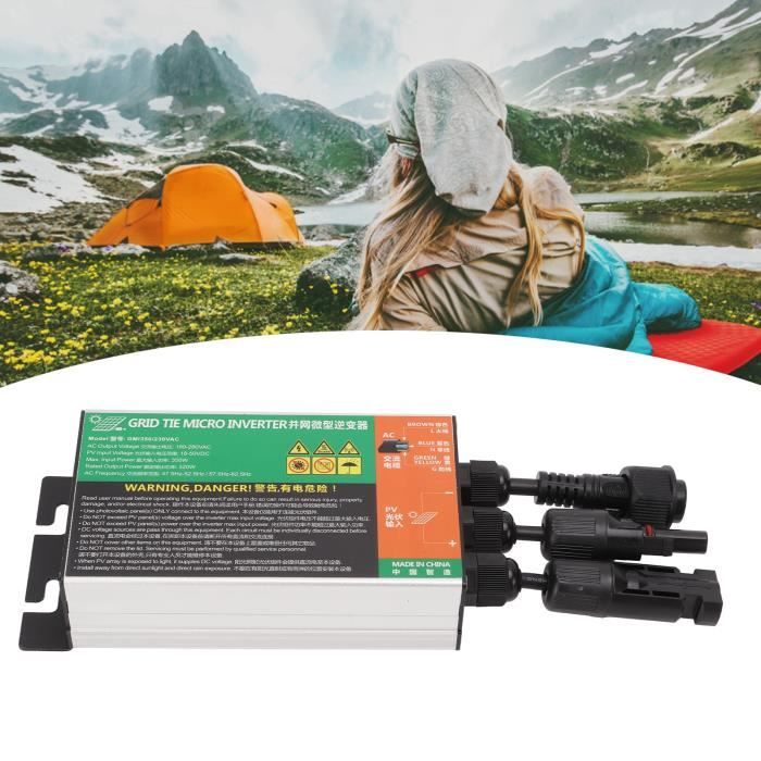 Micro-onduleur solaire Micro onduleur solaire 350W 230V MPPT onduleur ...