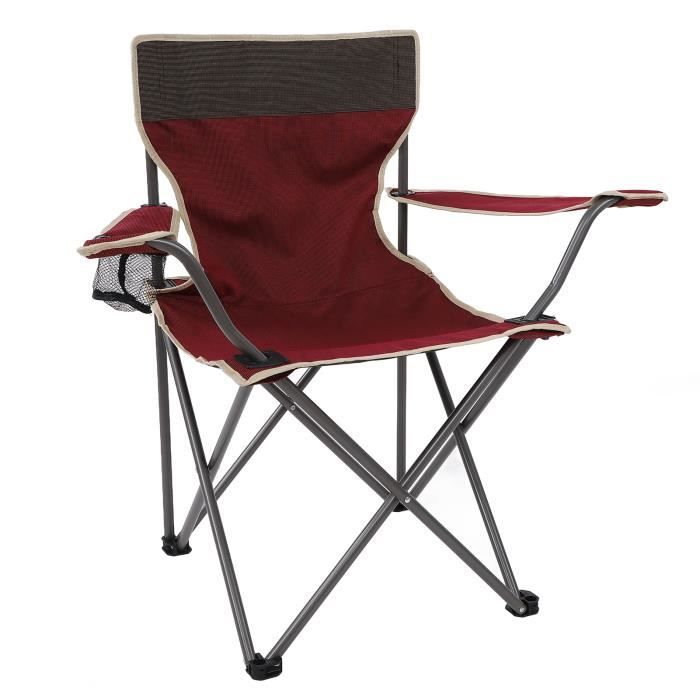 KIMISS Chaises de camping pliantes Chaises pliantes d'extérieur Chaise ...
