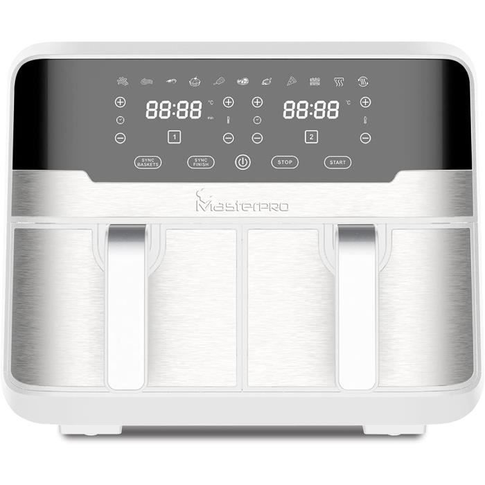 Friteuse 2 en 1: MasterPRO Rocket Duo 900 | 9L et 2100W | Ecran tactile ...