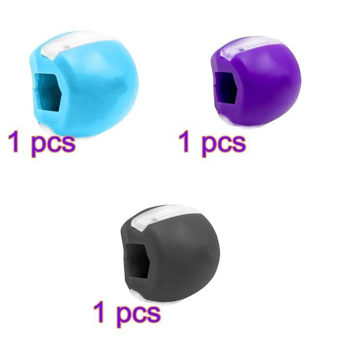 Jaw Exerciseur Bouche D'exercice Balle Fitness Ball Double Menton ...