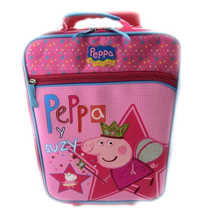 Valise trolley "Peppa Pig" rose (43 cm)