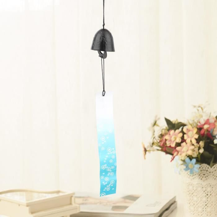 Qiilu Carillon de vent Wind Japanese Hollow Furin Style Nambu Cast Iron ...