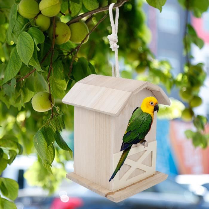 Nichoir à oiseaux en bois d'extérieur - SURENHAP - Mini maison de ...