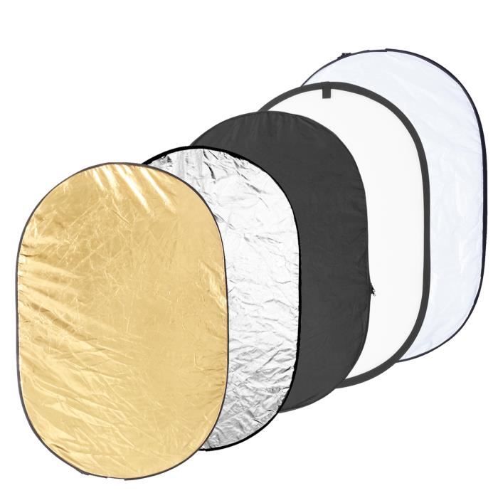 TEMPSA 5 en 1 Réflecteur Photographique Lampe Photo Reflector Portable ...