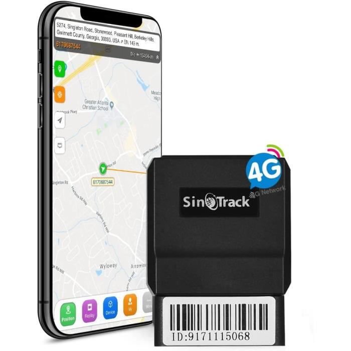 Tracker GPS pour véhicules - SinoTrack - ST-902L 4G - Localisation en ...