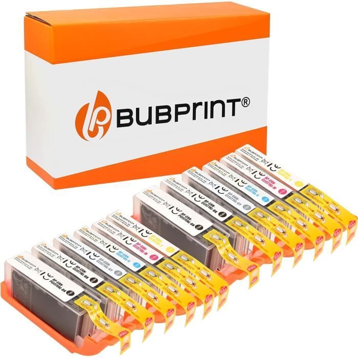 12 Cartouches D'Encre Compatible Pour Canon Pgi-570 Cli-571 Xl Pour ...