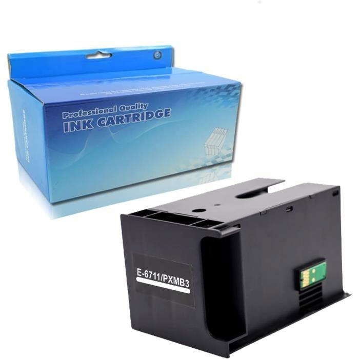 WOUNGZHA T6711 Boîte de maintenance d'encre pour Epson WF 7110 7210 ...