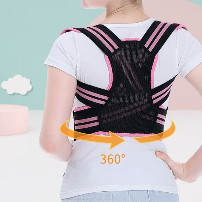 JAC orthèse de soutien du dos Correcteur de Posture Dos Redresseur ...