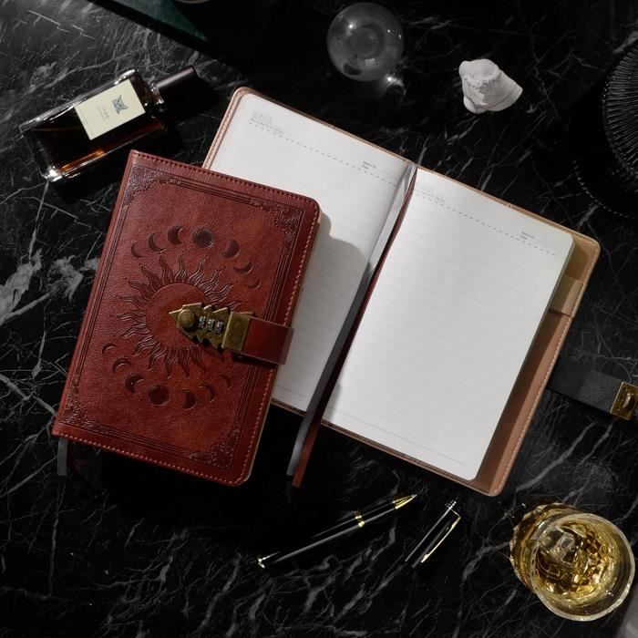 ZXHQ Journal intime avec serrure pour femmes hommes, journal secret ...