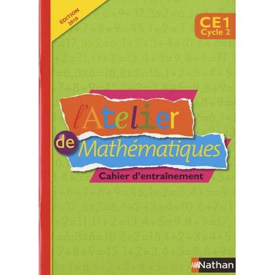 L'Atelier de Mathématiques CE1 - Cdiscount Librairie