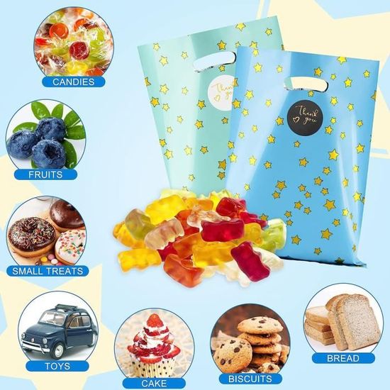 CWU sacs de faveur en plastique 60 Pièces Sacs de Faveur, Emballage de ...