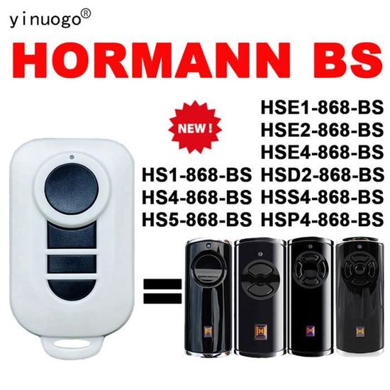 Télécommande de porte HORMANN HS1 HS4 HS5 HSS4 HSE1 HSE2 HSE4 HSP4 HSD2 ...
