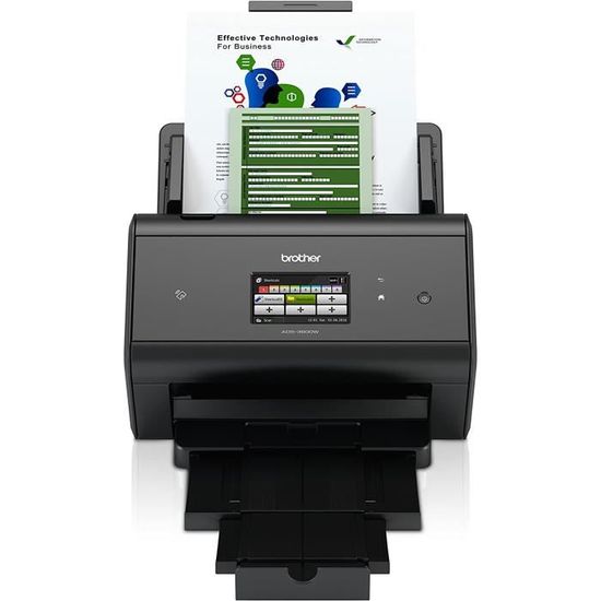 Brother ADS-3600W Scanner bureautique | A4 | Recto-Verso | 50 ppm ...
