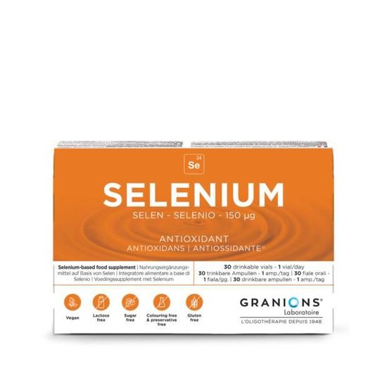 Granions Sélénium 150 µg - 30 ampoules - Cdiscount Santé - Mieux vivre