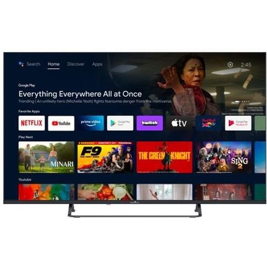 Smart Tech TV LED 4K UHD ANDROID TV 50' (127cm) 50UA20V3, HDR 10, Wi-Fi ...