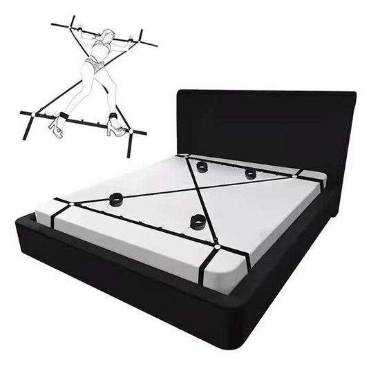 CORDE DE CONTRAINTE,Bondage Set--Menottes De Retenue De Lit Érotique ...