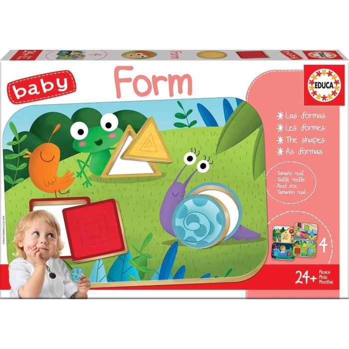 Jeu éducatif - EDUCA - Baby Forms - Formes géométriques ...